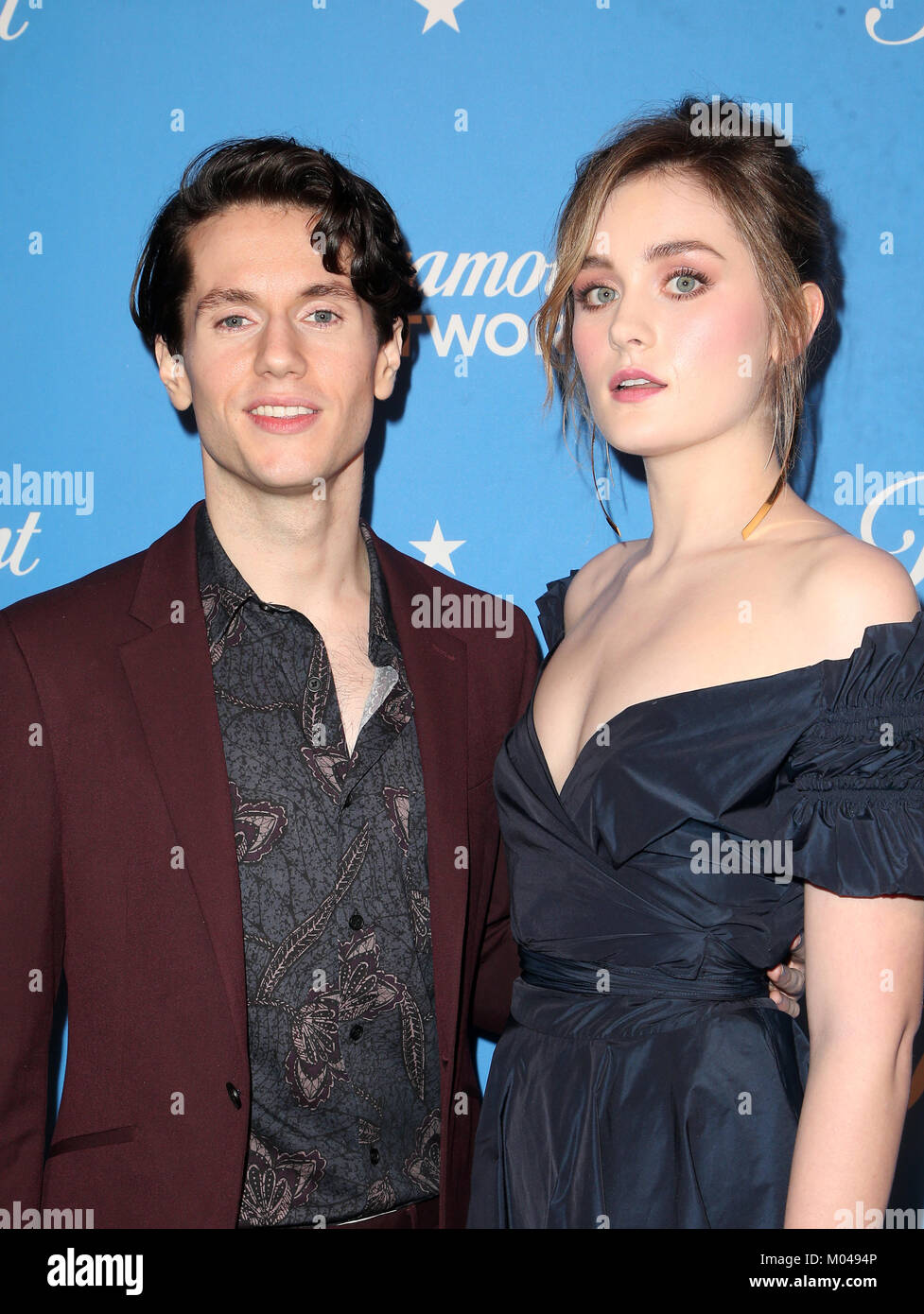 Los Angeles, Ca, USA. 18th Jan, 2018. James Scully, Grace Victoria Cox ...