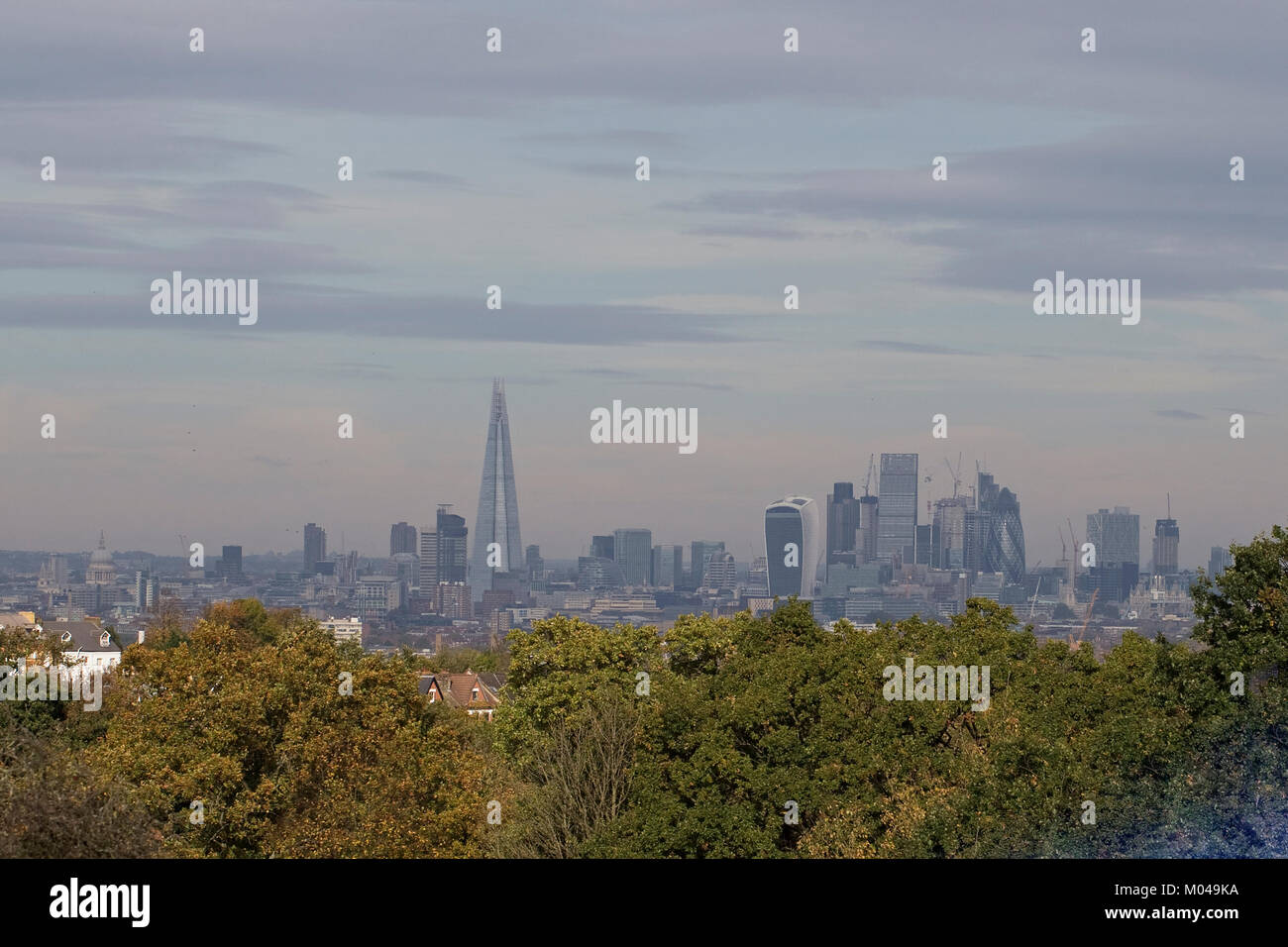 View of London from Forest Hill GB UK October 2017 Stock Photo - Alamy