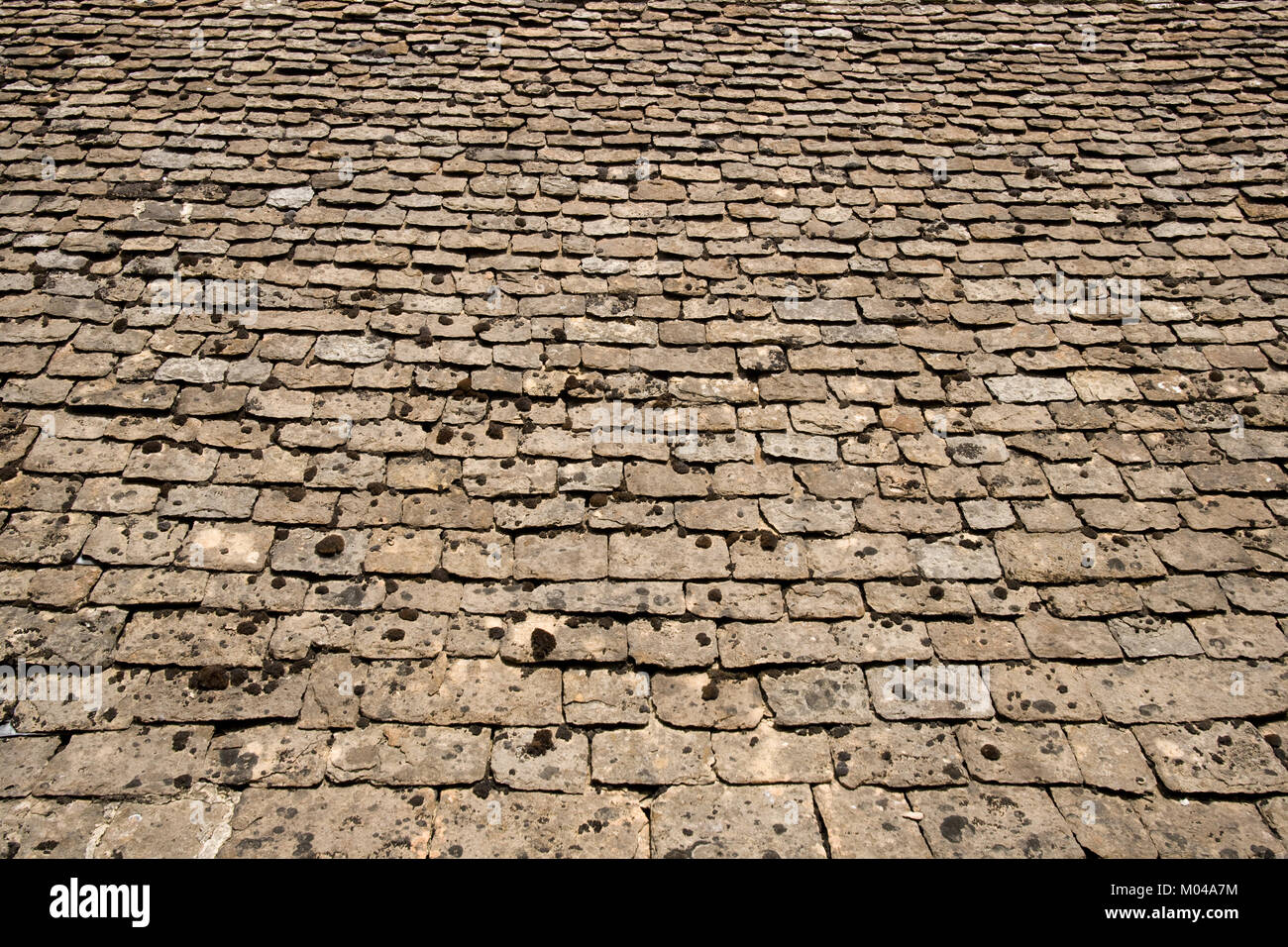Old limestone roof tiles hi-res stock photography and images - Alamy
