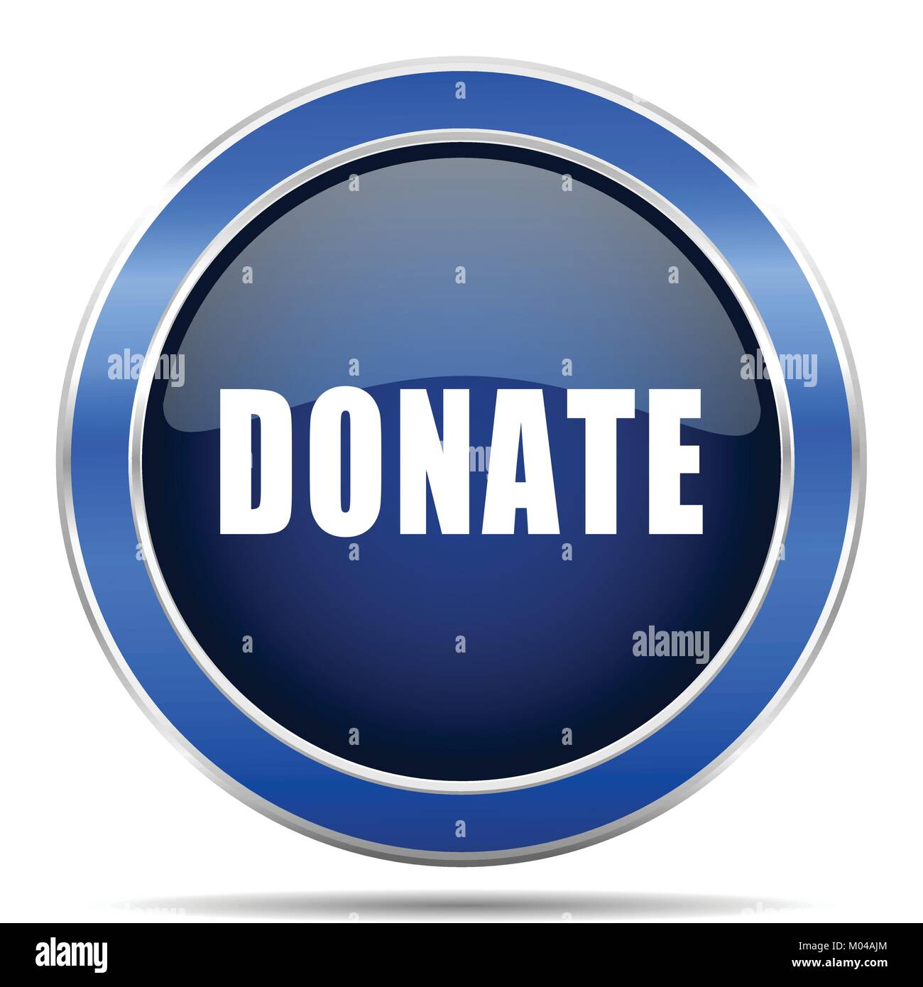 Blue Donate Button