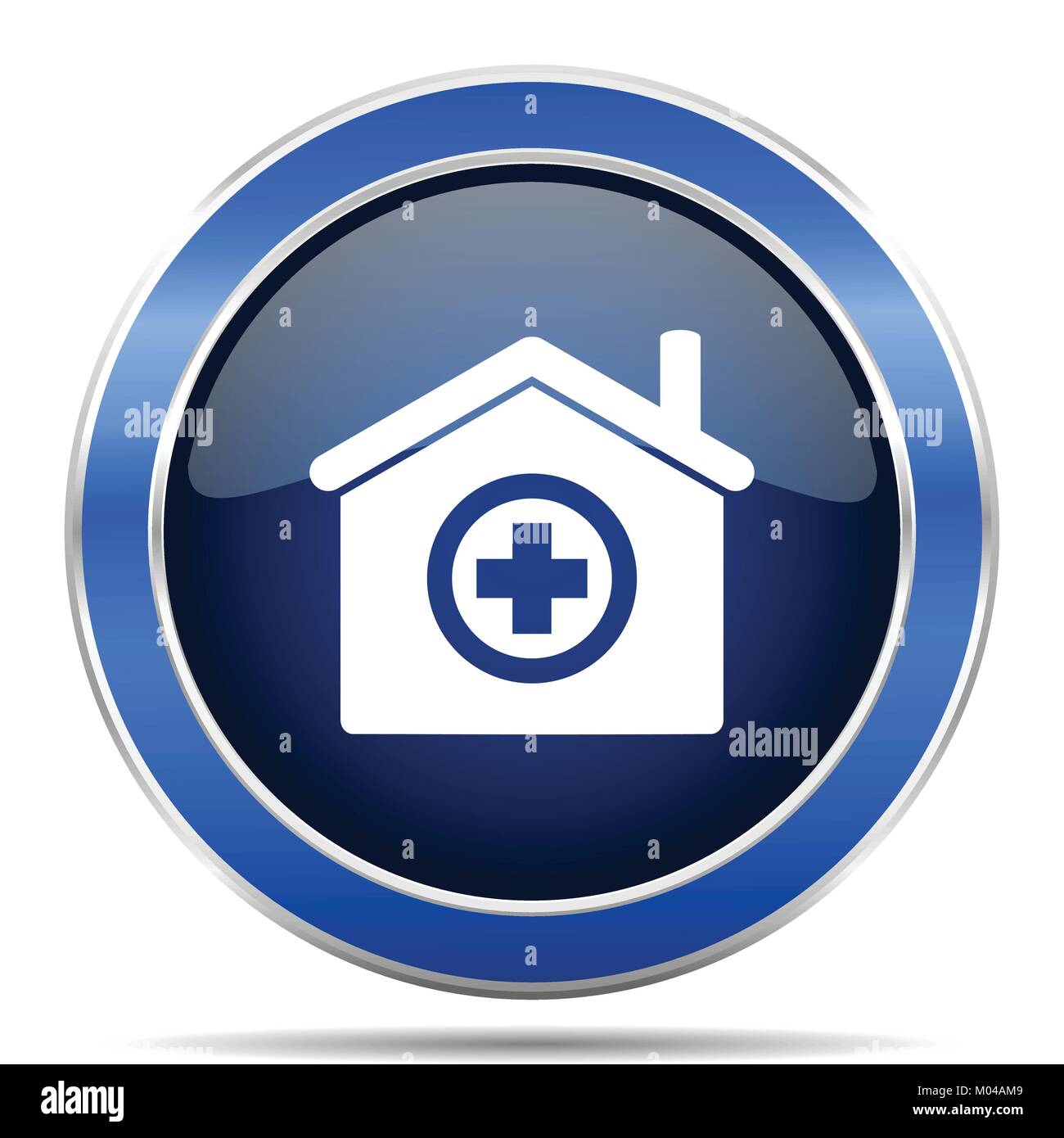 Icono De Hospital Azul