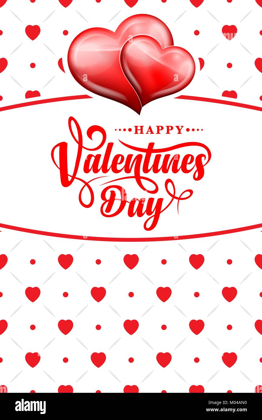 Valentines card with the inscription Stock Vector Image & Art - Alamy