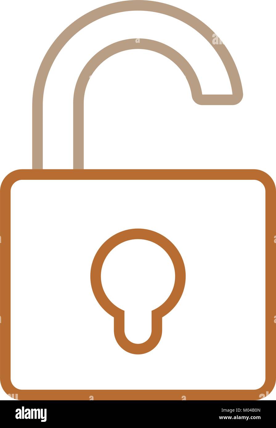 padlock vector illustration Stock Vector Image & Art - Alamy