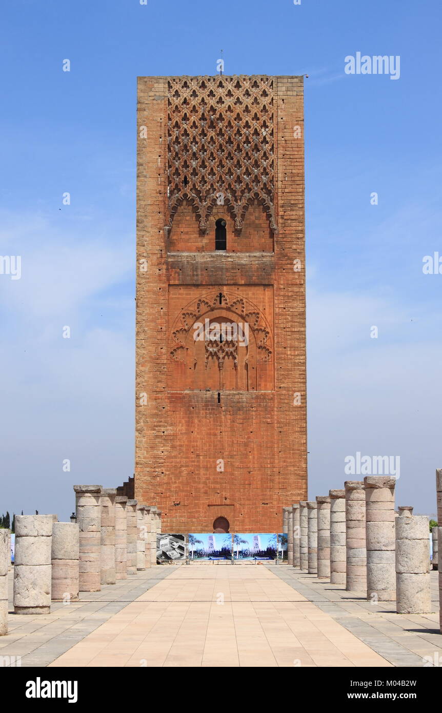 Hassan Tower in Rabat, Morocco Stock Photo - Alamy
