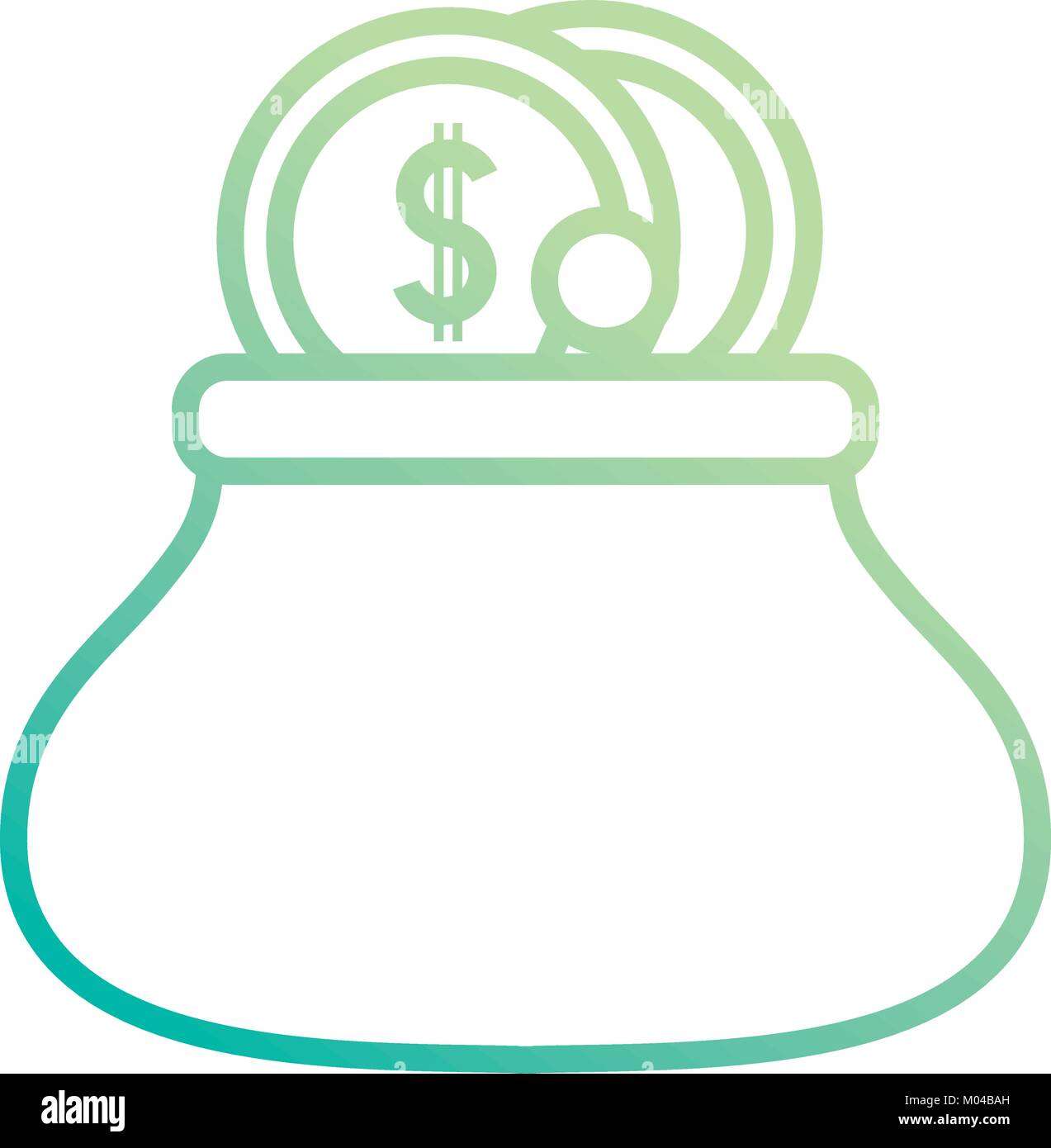 Empty purse card Stock Vector Images - Alamy