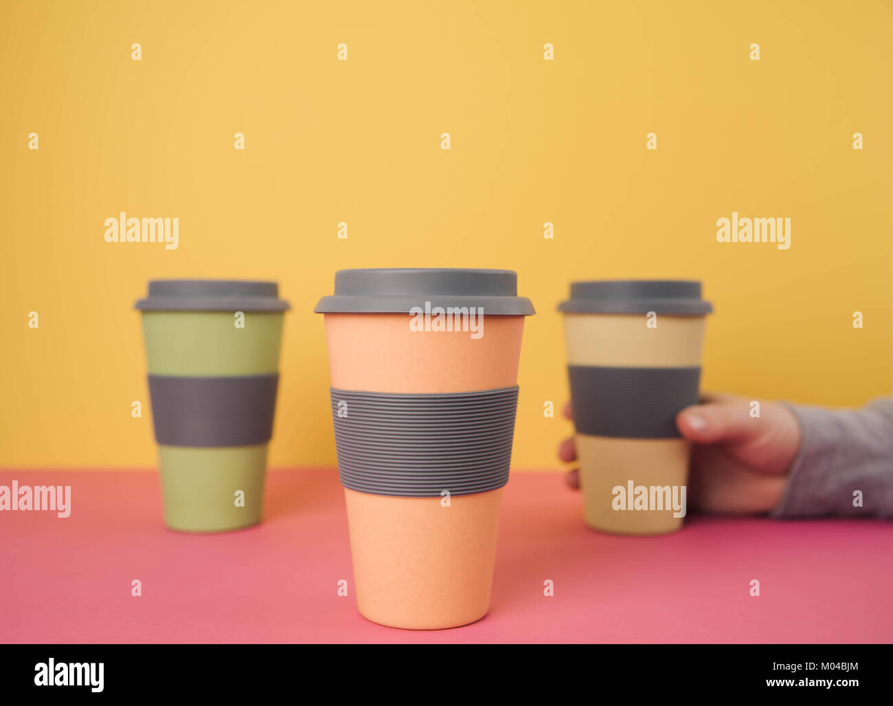 Hand holding take away coffee hi-res stock photography and images - Alamy