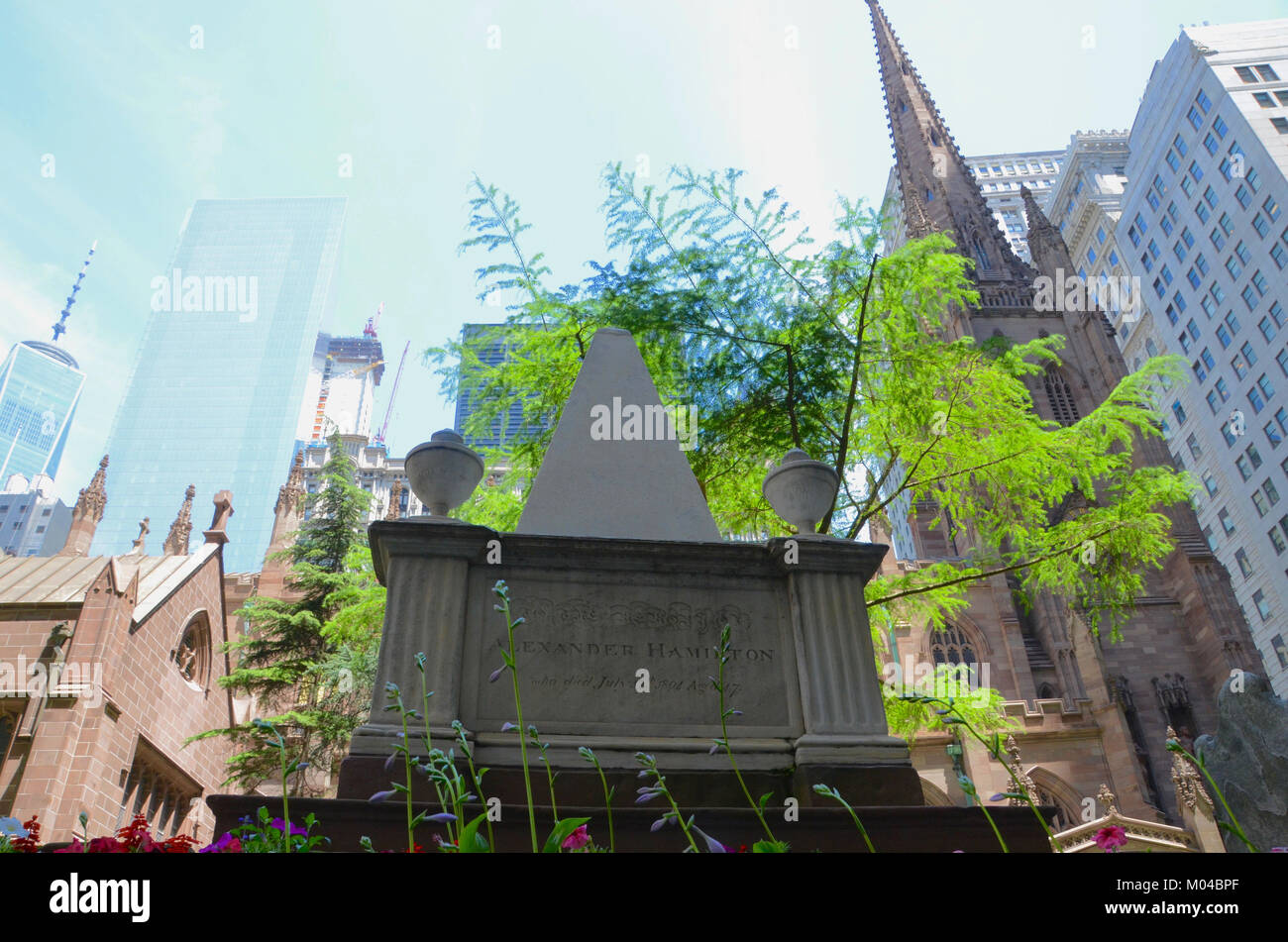 Trinity Church Grave New York High Resolution Stock Photography and ...