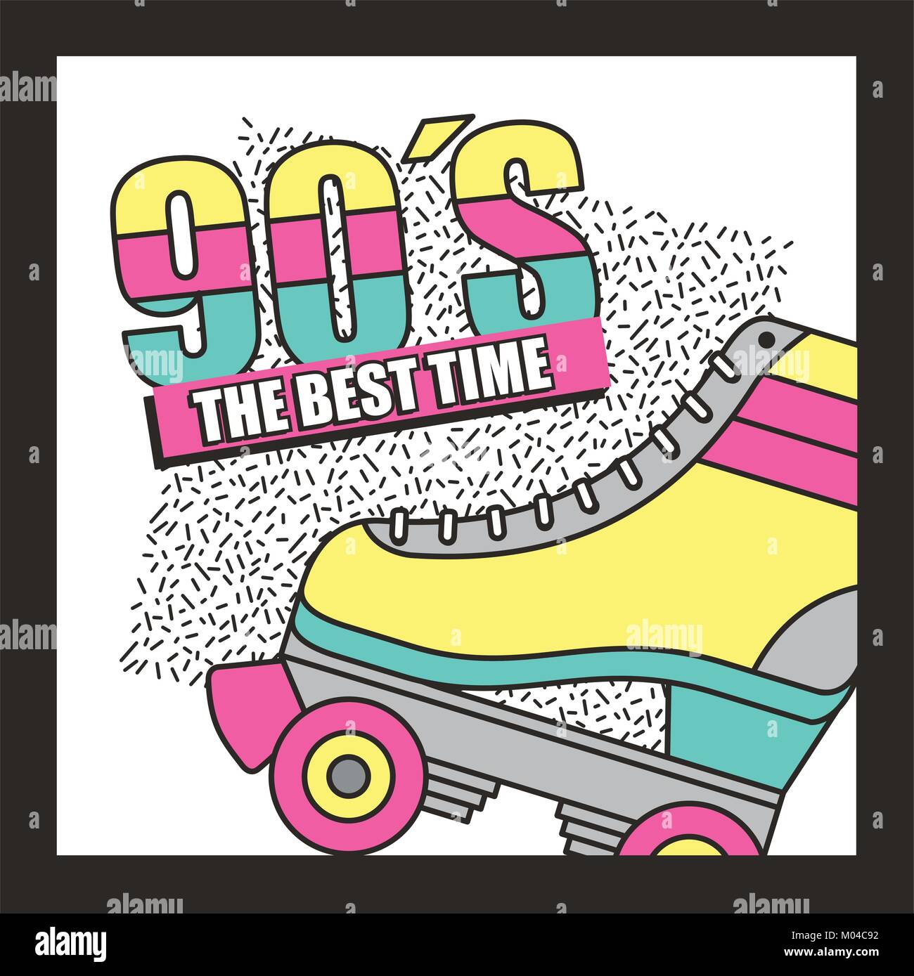 Disco roller skate Stock Vector Images - Alamy