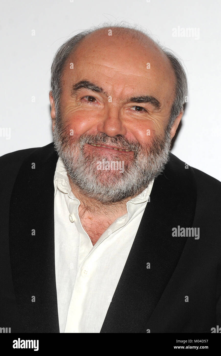 British comedian and director Andy Hamilton attends The London Critics' Circle Film Awards at ...