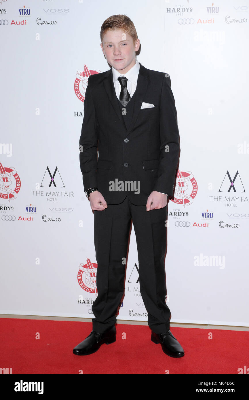 Actor Corey McKinley attends The London Critics' Circle Film Awards at ...