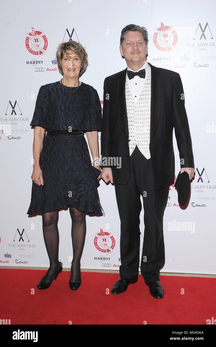 Andre Singer and Lynette Singer attend The London Critics' Circle Film ...