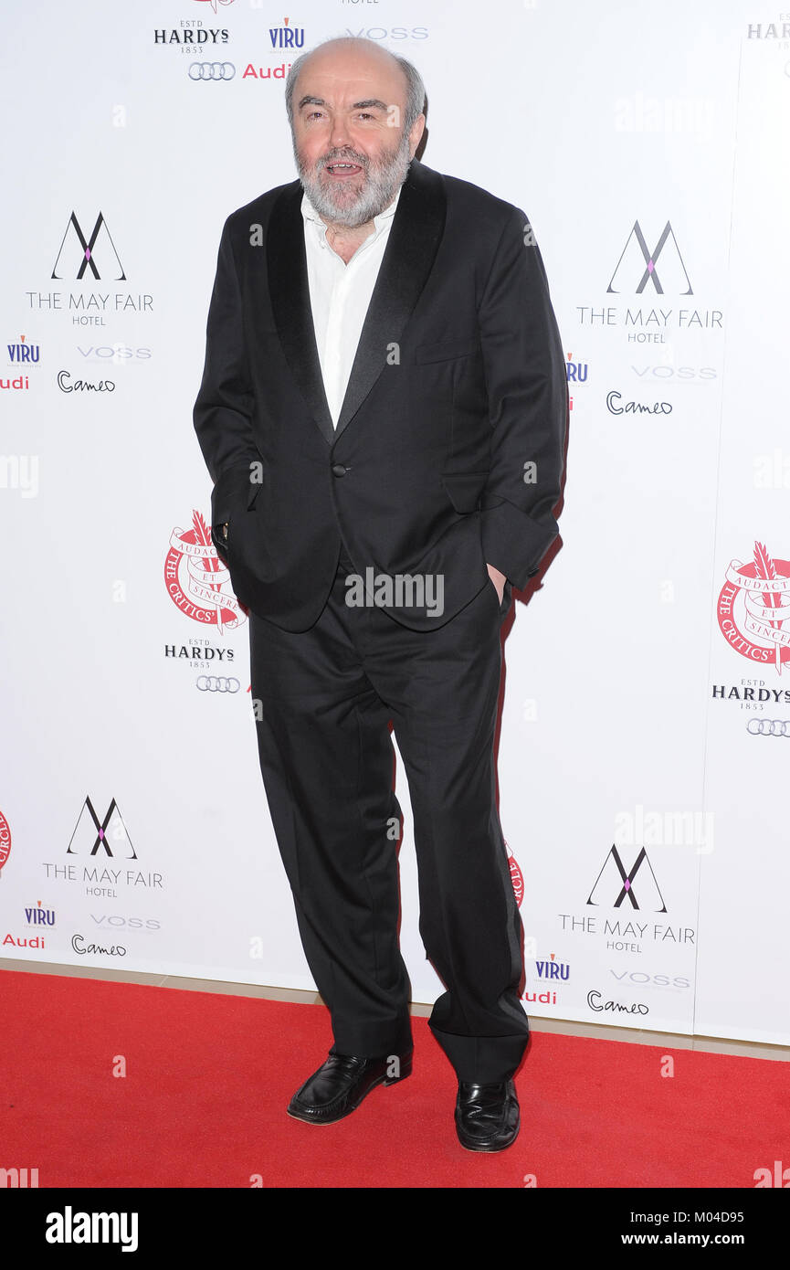 British comedian and director Andy Hamilton attends The London Critics ...