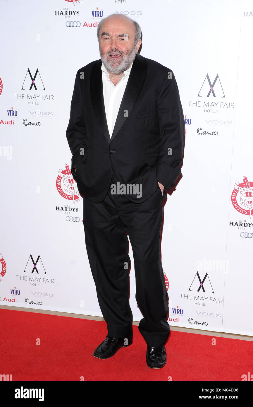 British comedian and director Andy Hamilton attends The London Critics ...