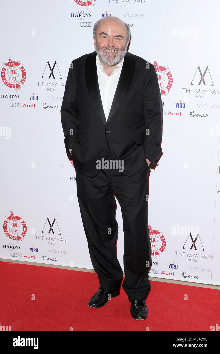 British comedian and director Andy Hamilton attends The London Critics ...