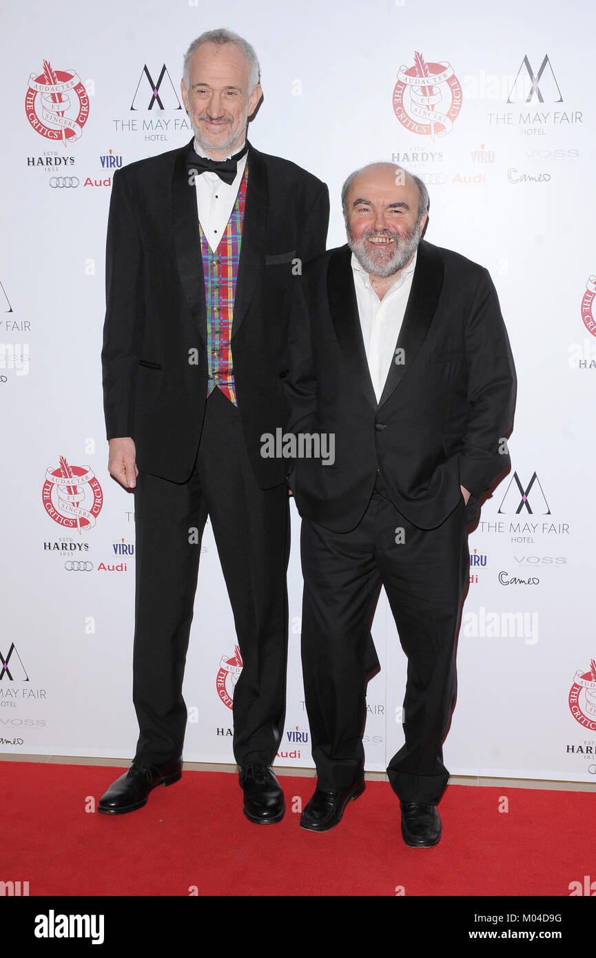 Guy Jenkin and Andy Hamilton attend The London Critics' Circle Film ...