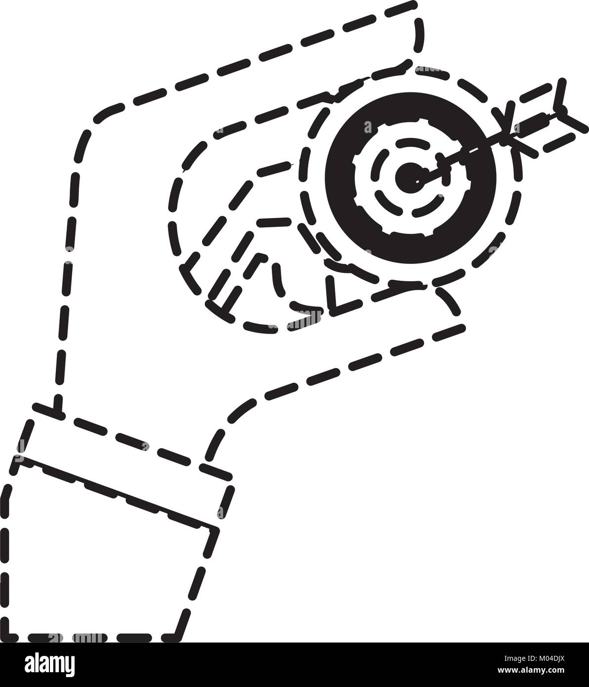 hand holding a target icon Stock Vector Image & Art - Alamy