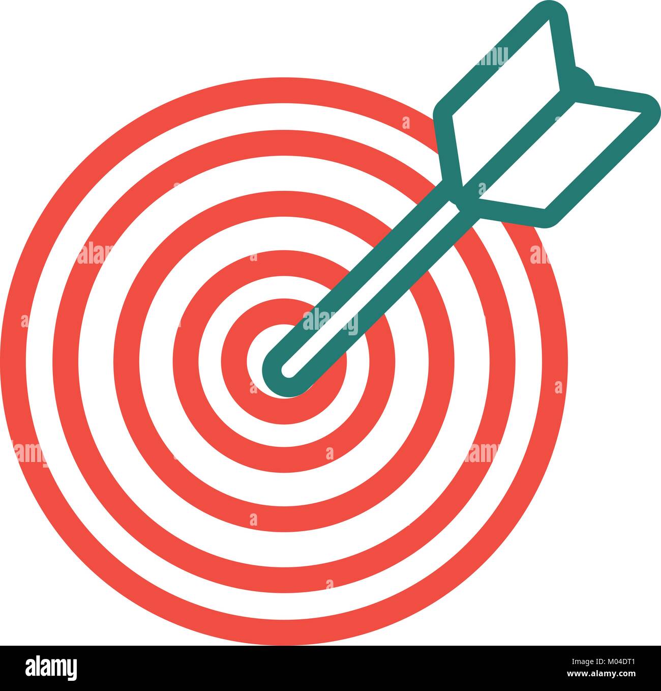 target and arrow icon Stock Vector Image & Art - Alamy