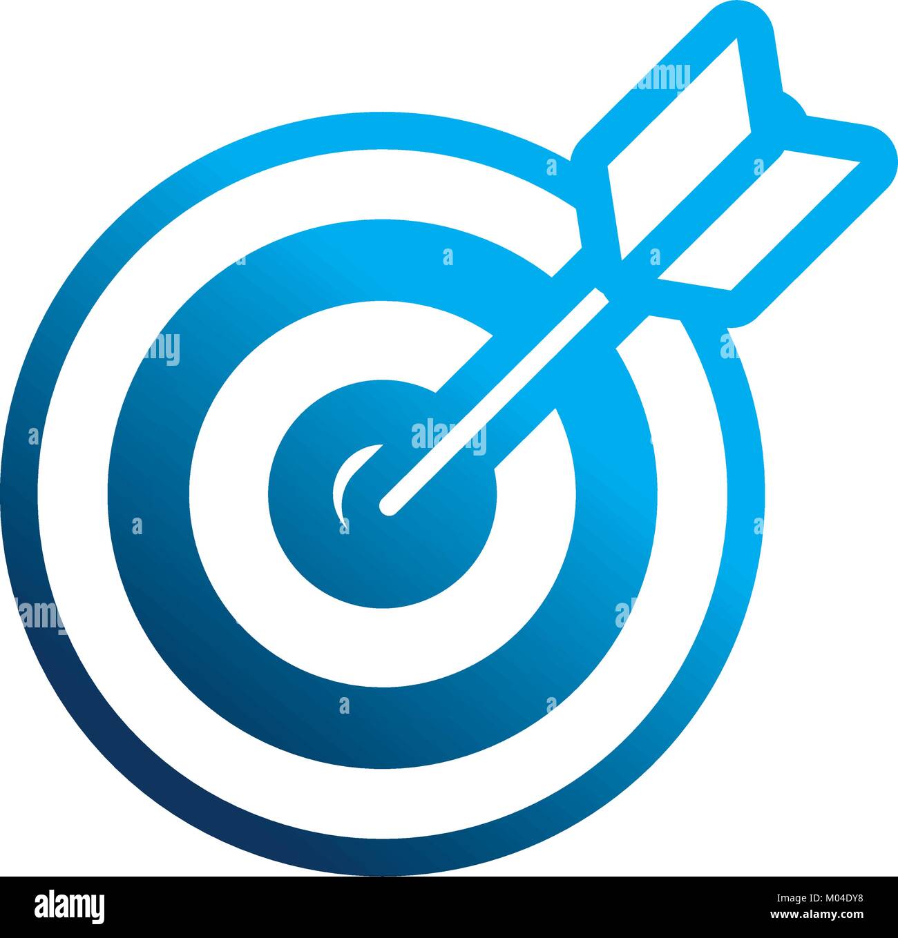 target and arrow icon Stock Vector Image & Art - Alamy