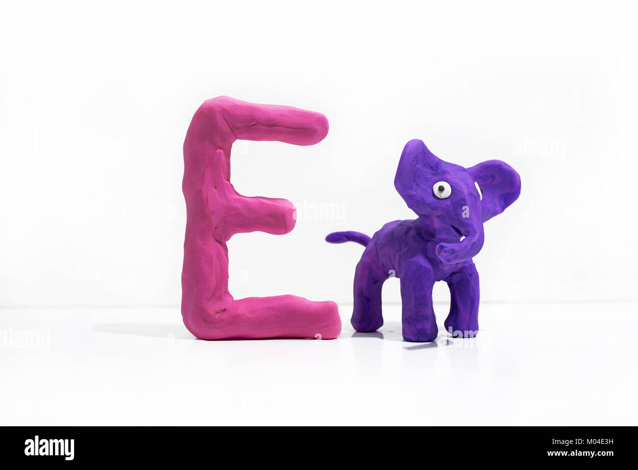 Letters made from Play Clay with some visualizations. High quality ...