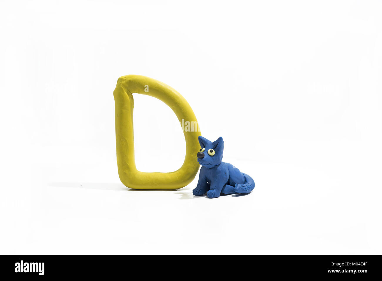 Letters made from Play Clay with some visualizations. High quality ...