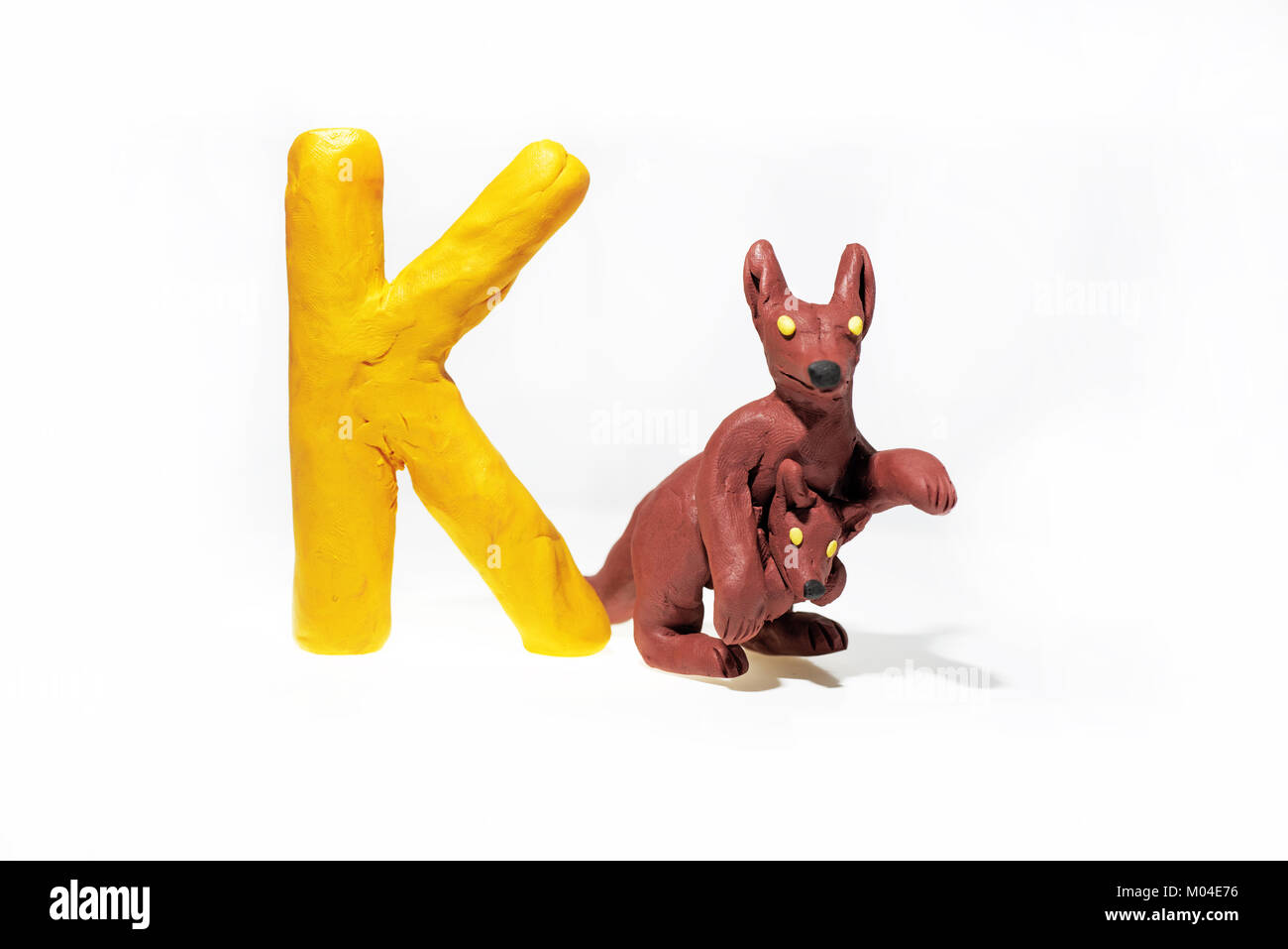 Letters made from Play Clay with some visualizations. High quality ...
