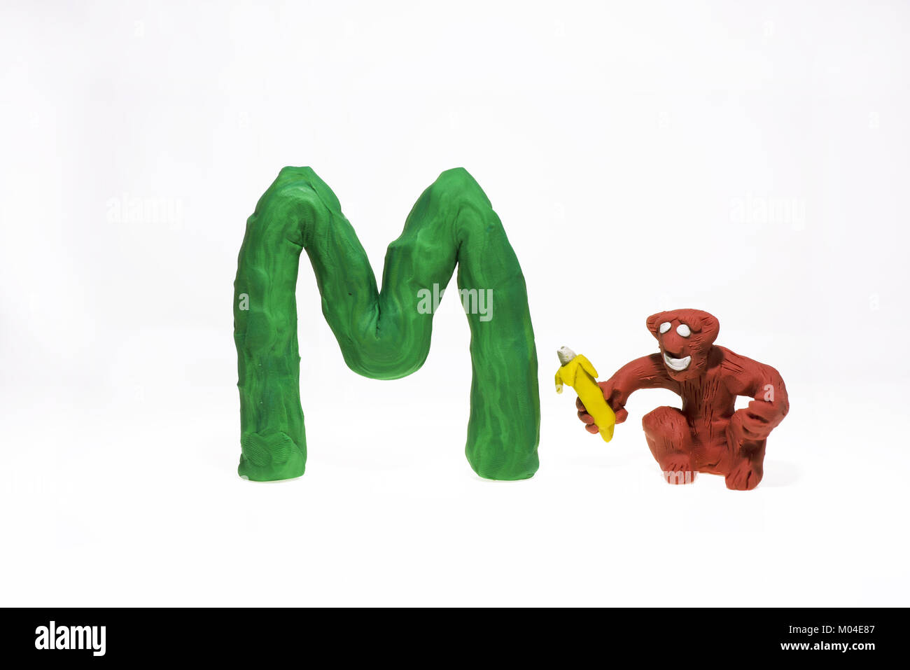 Letters made from Play Clay with some visualizations. High quality ...
