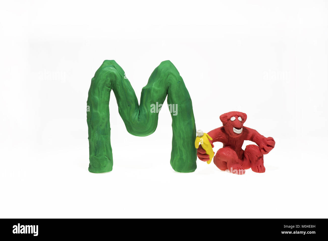 Letters made from Play Clay with some visualizations. High quality ...