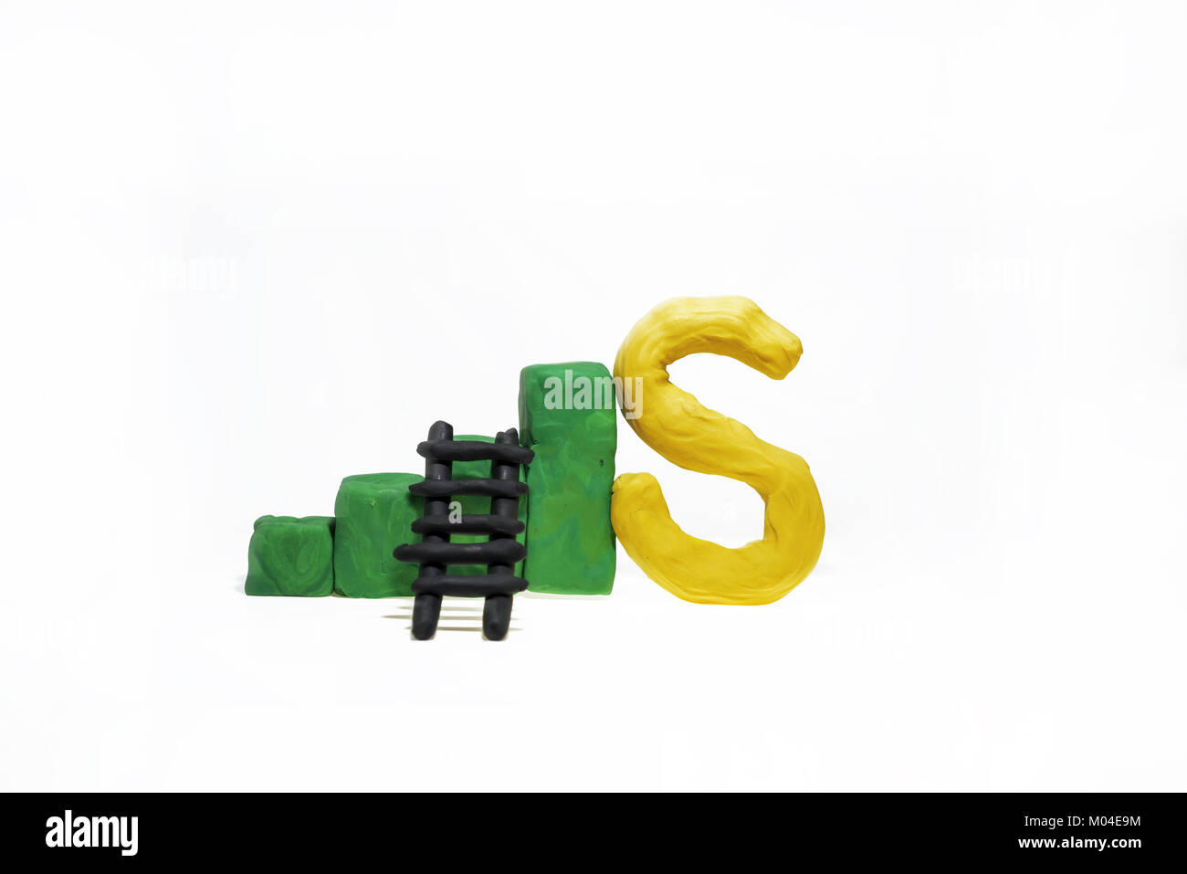 Letters made from Play Clay with some visualizations. High quality ...