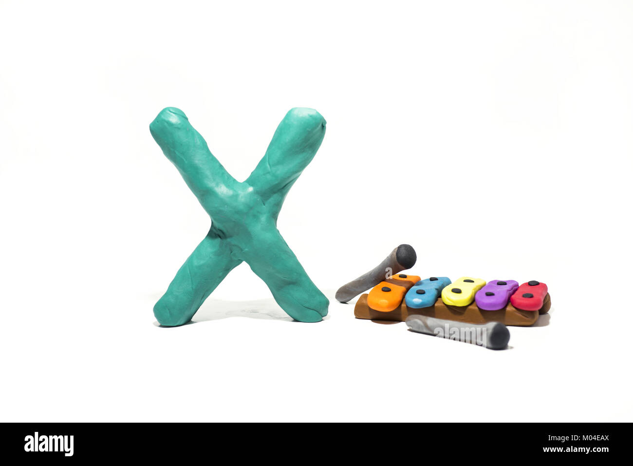 Letters made from Play Clay with some visualizations. High quality ...