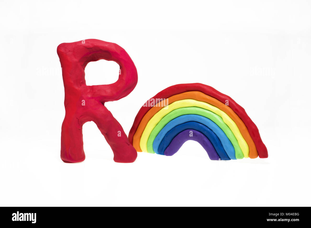 Letters made from Play Clay with some visualizations. High quality ...