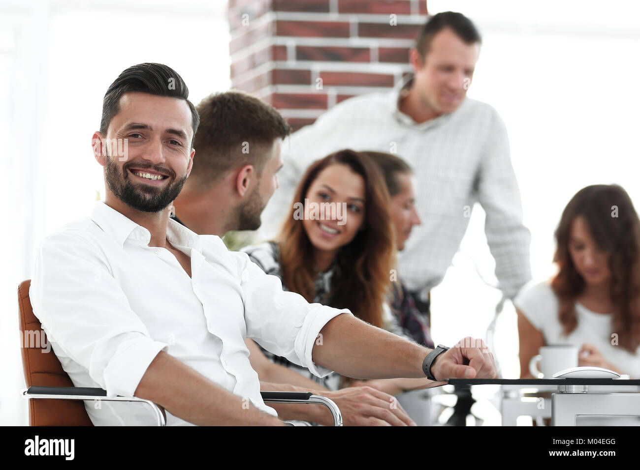 businessman and his creative team working Stock Photo - Alamy