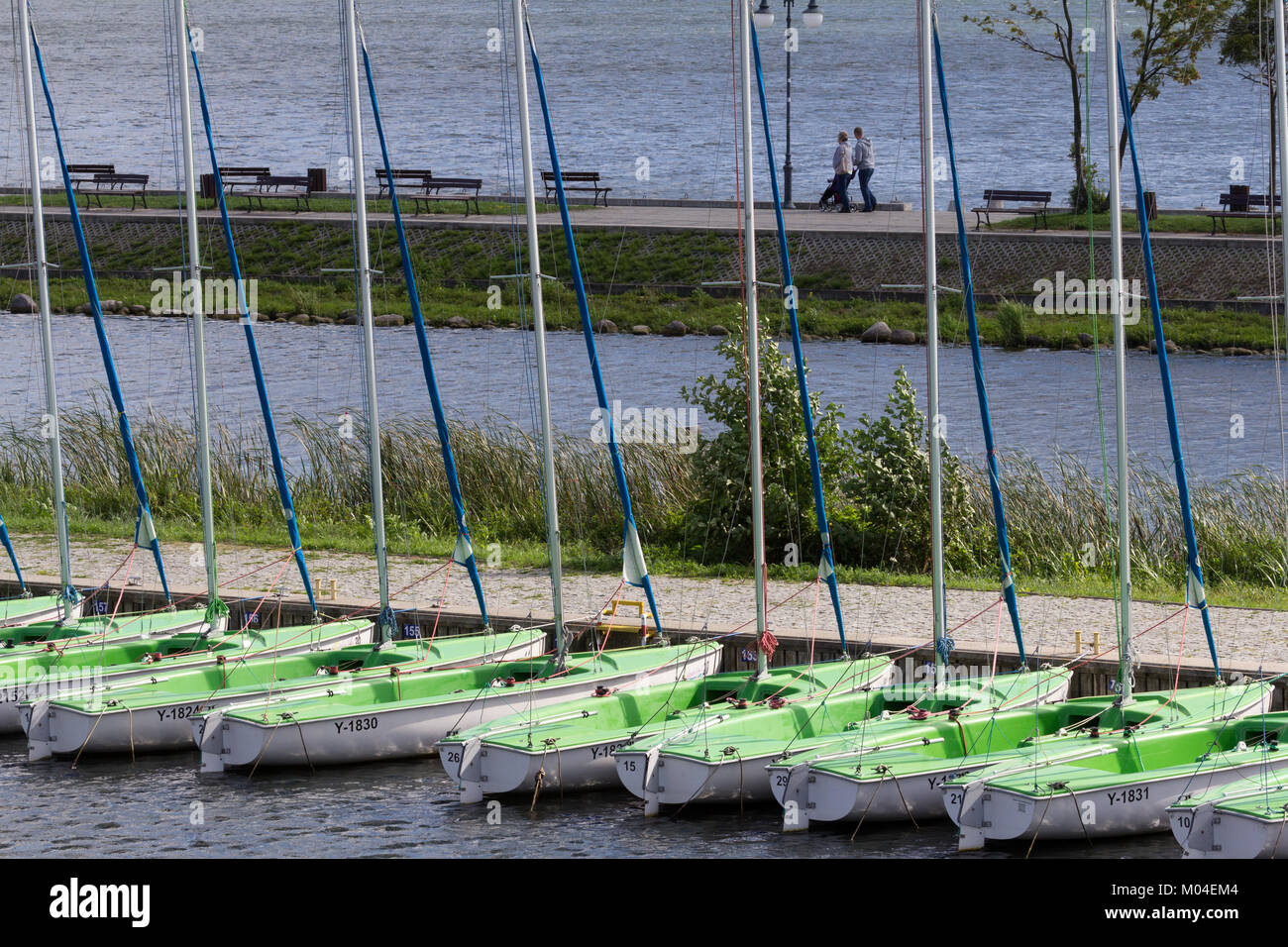 Sailing training on lake hi-res stock photography and images - Alamy