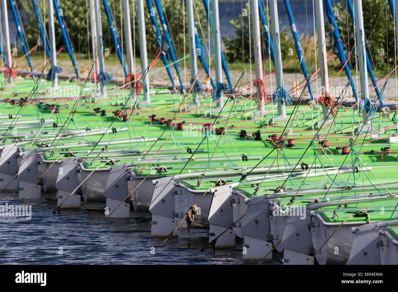 Gizycko, Masuria, Big Lake District in Poland Stock Photo - Alamy