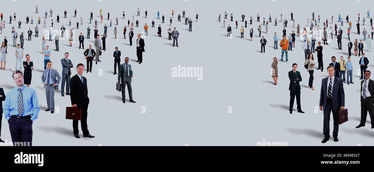 two groups of people Stock Photo - Alamy