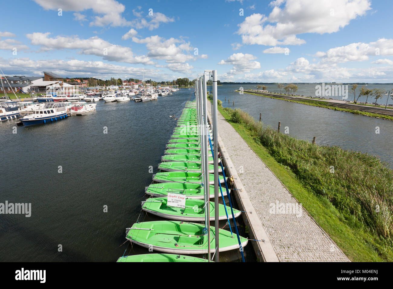 Gizycko, Masuria, Big Lake District in Poland Stock Photo - Alamy
