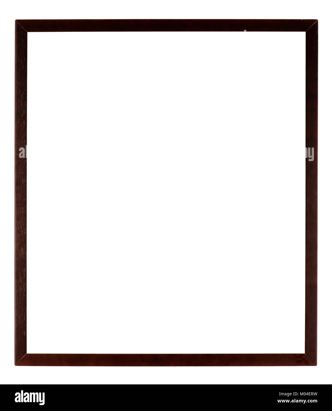 Empty picture frame, dark stained finish Stock Photo - Alamy
