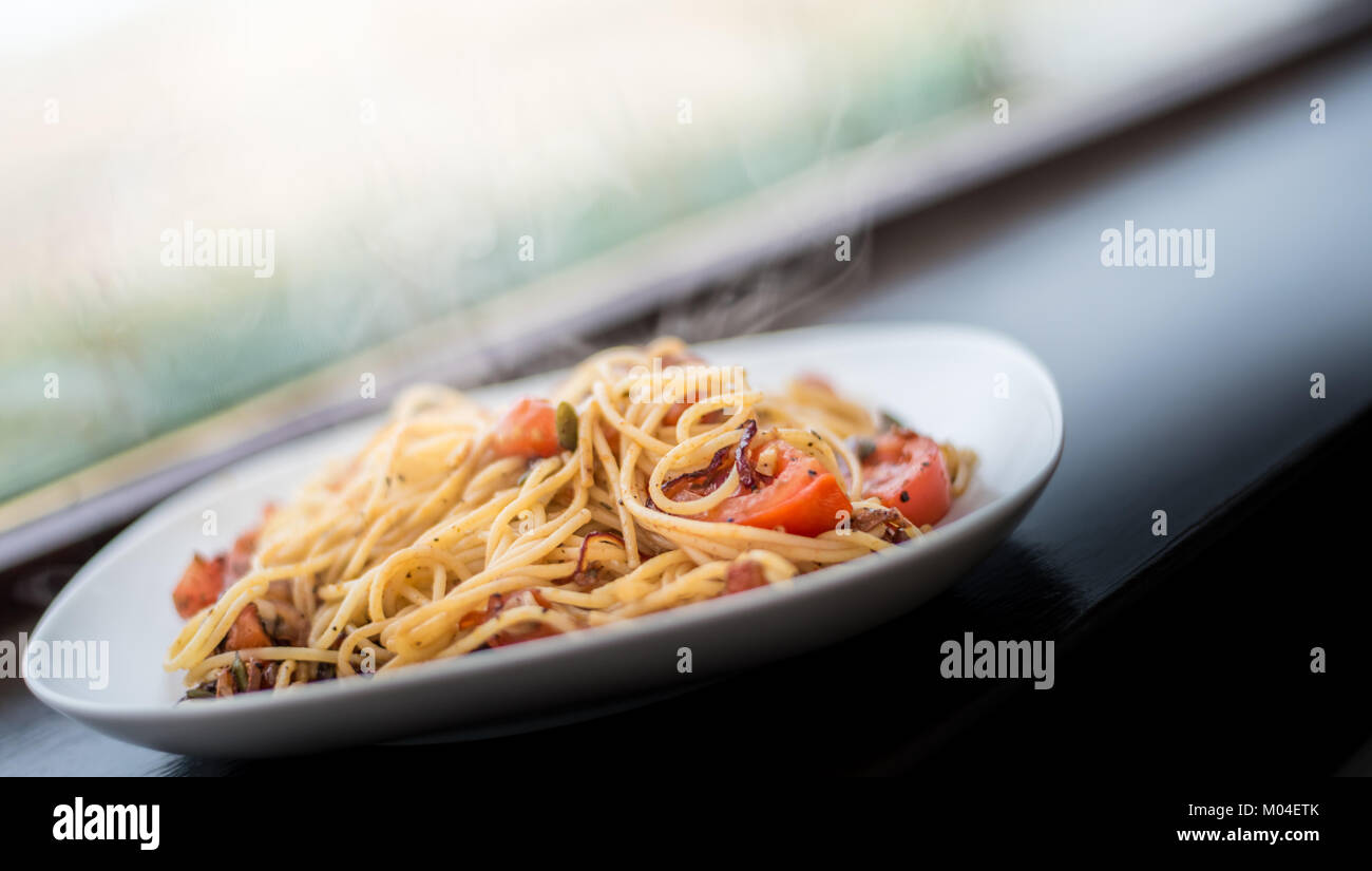 Spaghetti - traditional Italian Pasta Dish Stock Photo - Alamy