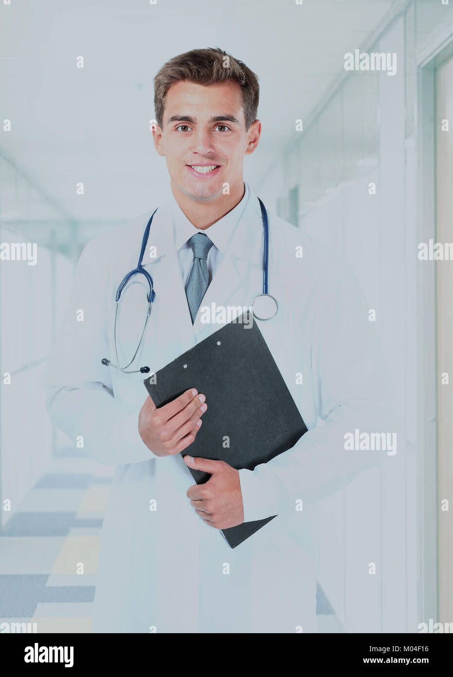 Smiling medical doctor Stock Photo - Alamy