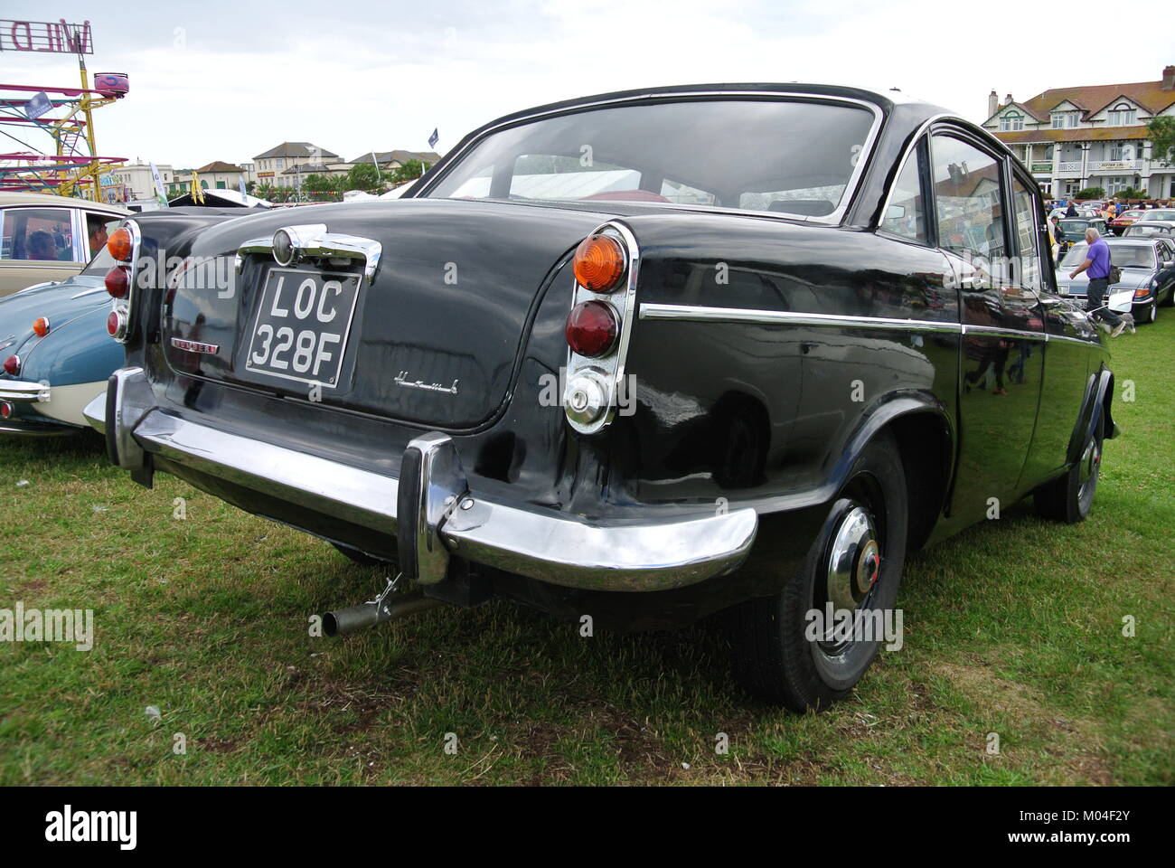 a Humber Hawk classic car parked up on display Stock Photo - Alamy