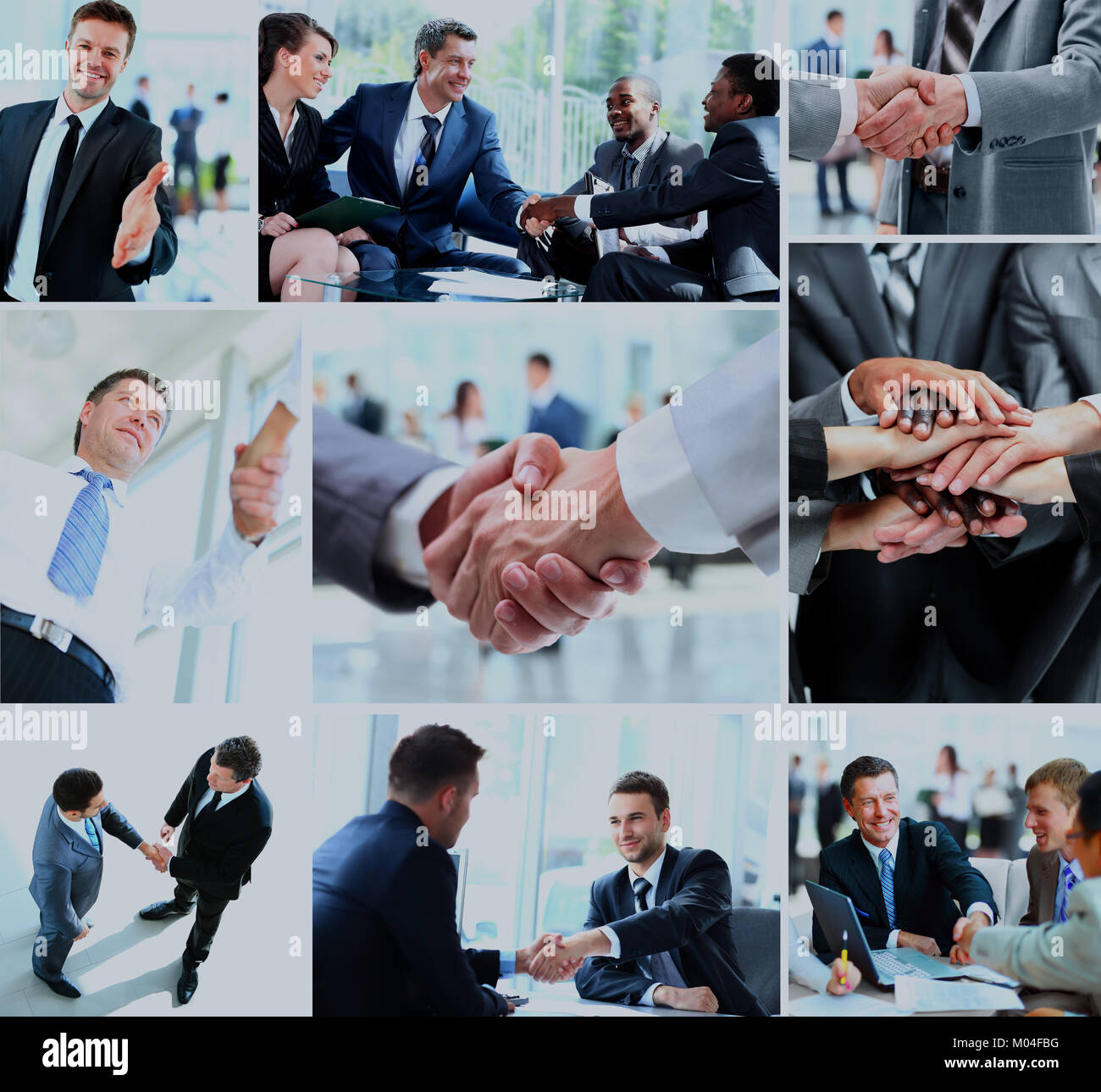 Business people shaking hands Stock Photo - Alamy