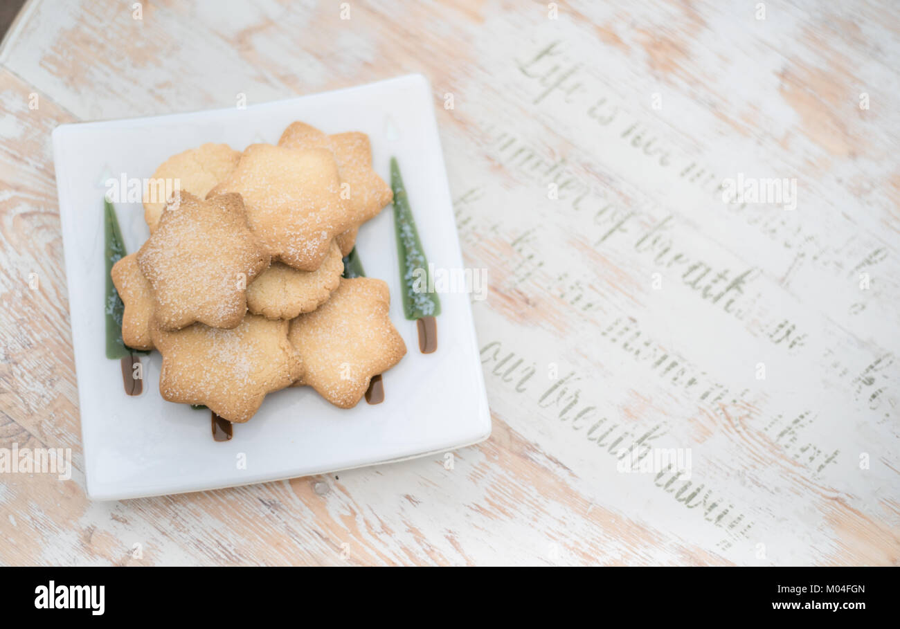 Shortbread - traditional Scottish biscuits Stock Photo - Alamy
