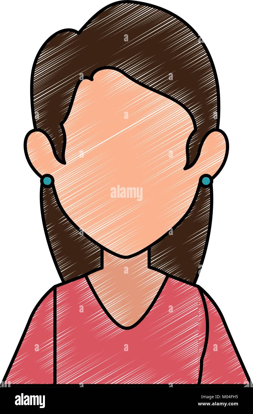 beautiful woman avatar character vector illustration design Stock ...