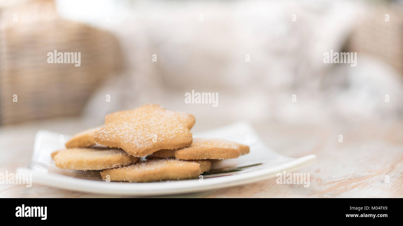 Shortbread - traditional Scottish biscuits Stock Photo - Alamy