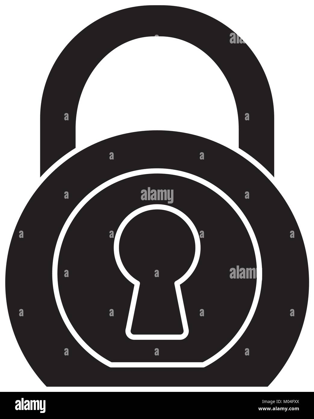 security padlock icon Stock Vector Image & Art - Alamy