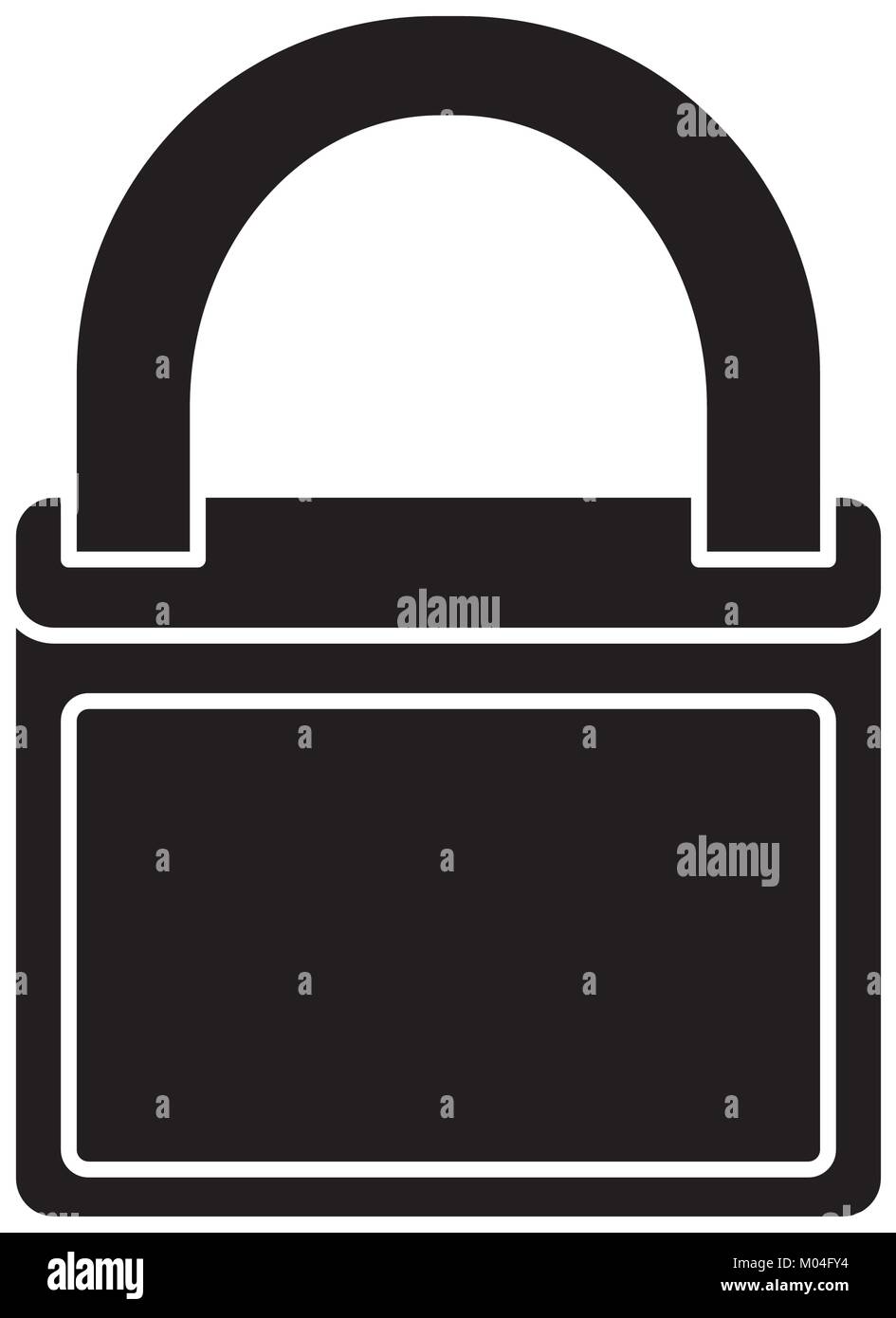 security padlock icon Stock Vector Image & Art - Alamy