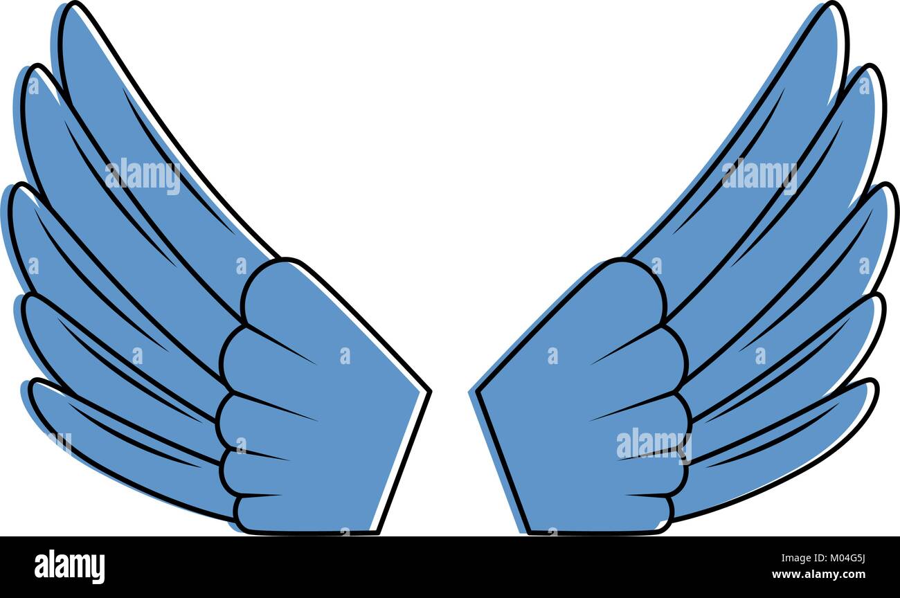 wings open isolated icon vector illustration design Stock Vector Image ...