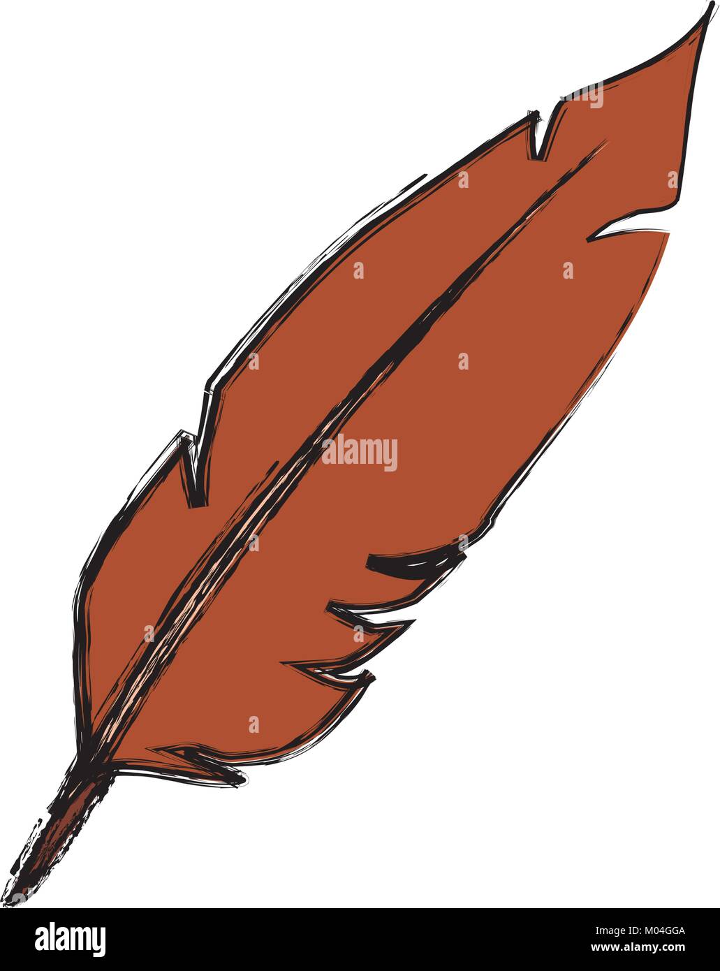 Ink feather symbol Stock Vector Image & Art - Alamy