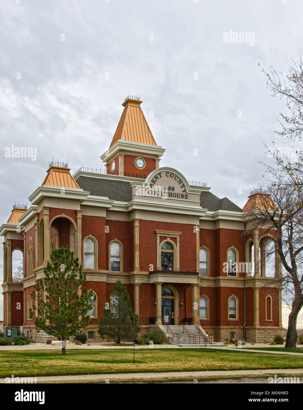 The Bent County Courthouse in Las Animas, Colorado was built in 1889 ...