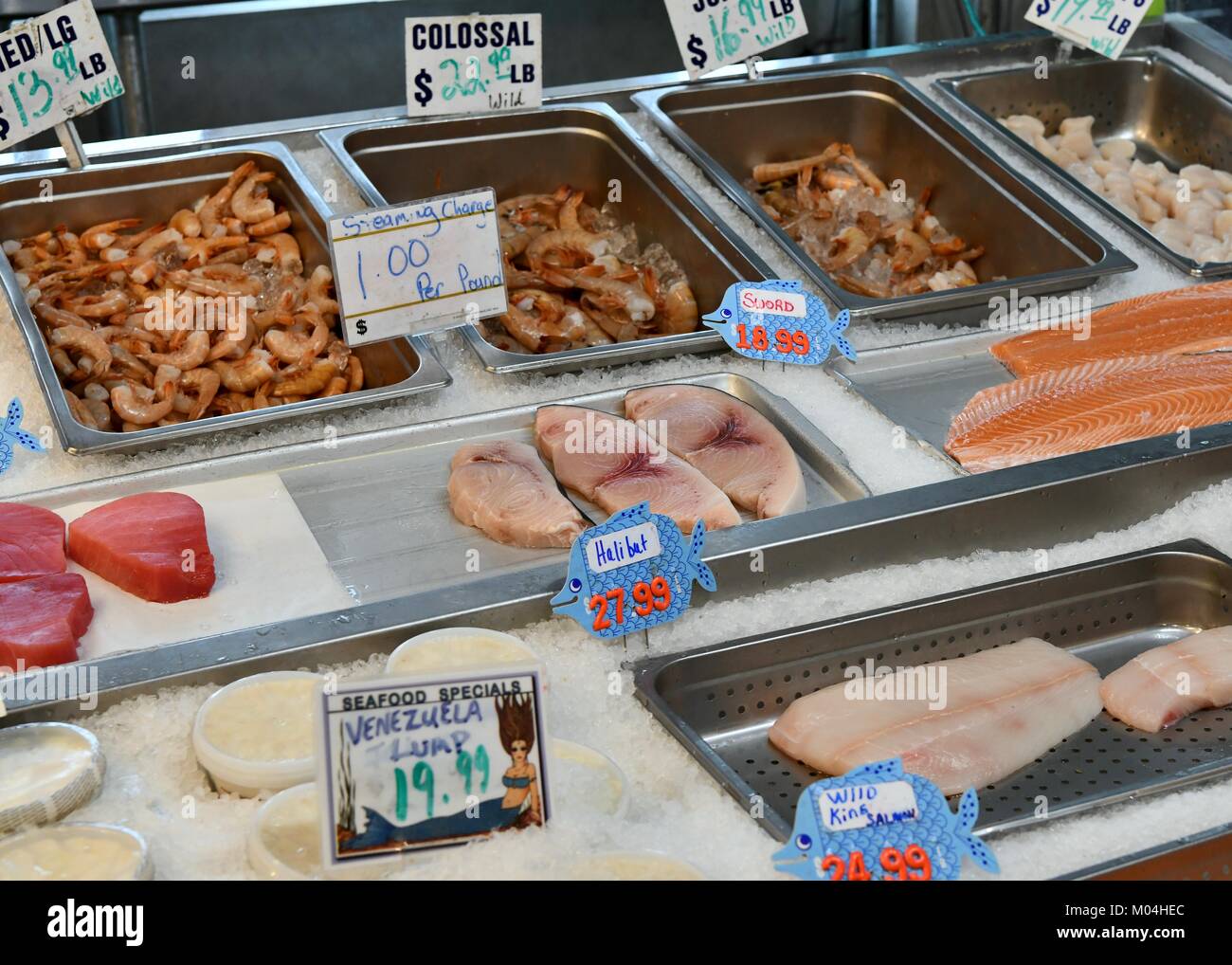 Seafood selection hi-res stock photography and images - Alamy