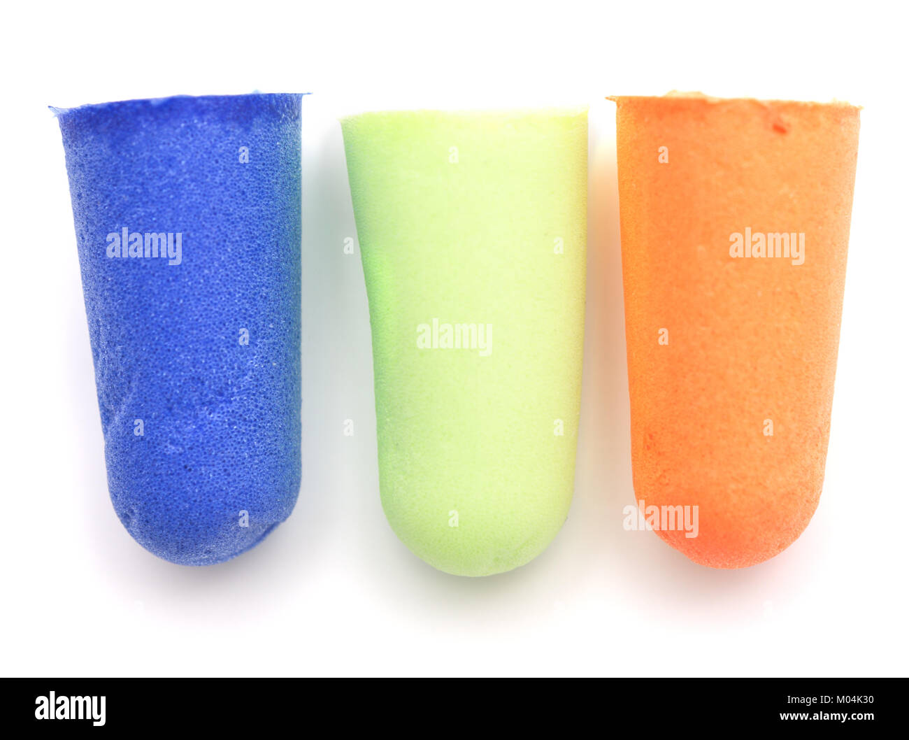 Ear plugs isolated on white background Stock Photo - Alamy
